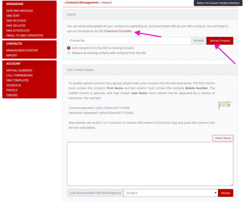 How to Use Online Scheduled SMS