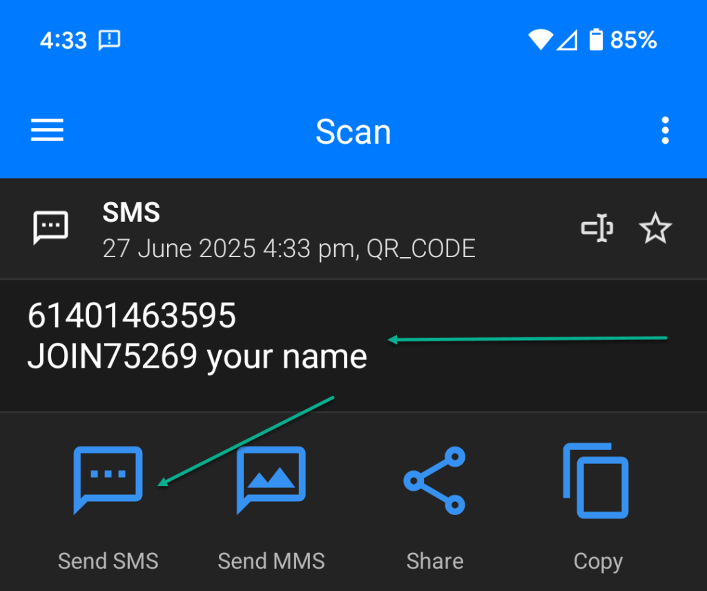 160 Guide - SMS Contact List Builder